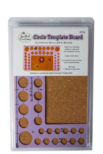Circle Template Board Quilling Tool