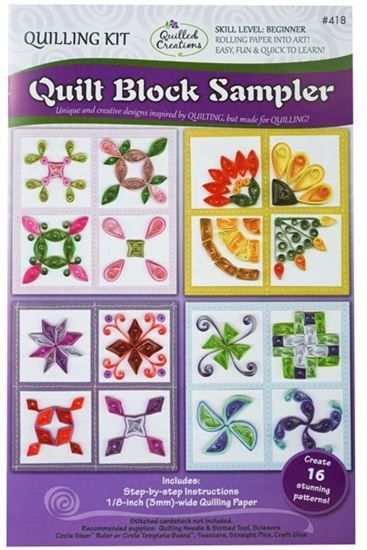 Quilt Block Sampler Quilling Kit