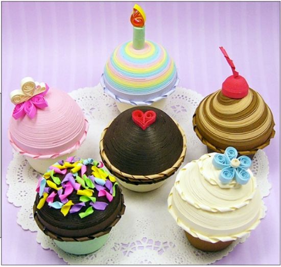 Cupcake Treasure Box Quilling Kit Instructions