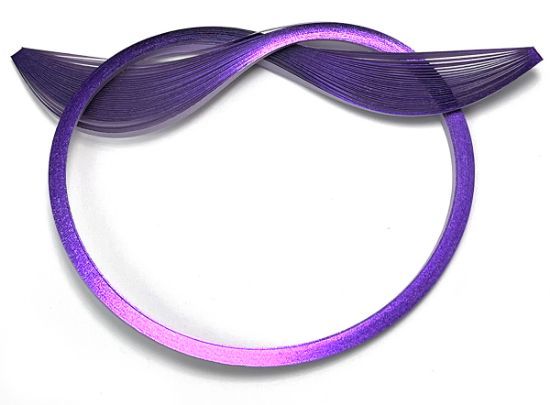 Lilac Quilling Paper with a Purple Metallic Gilded Edge