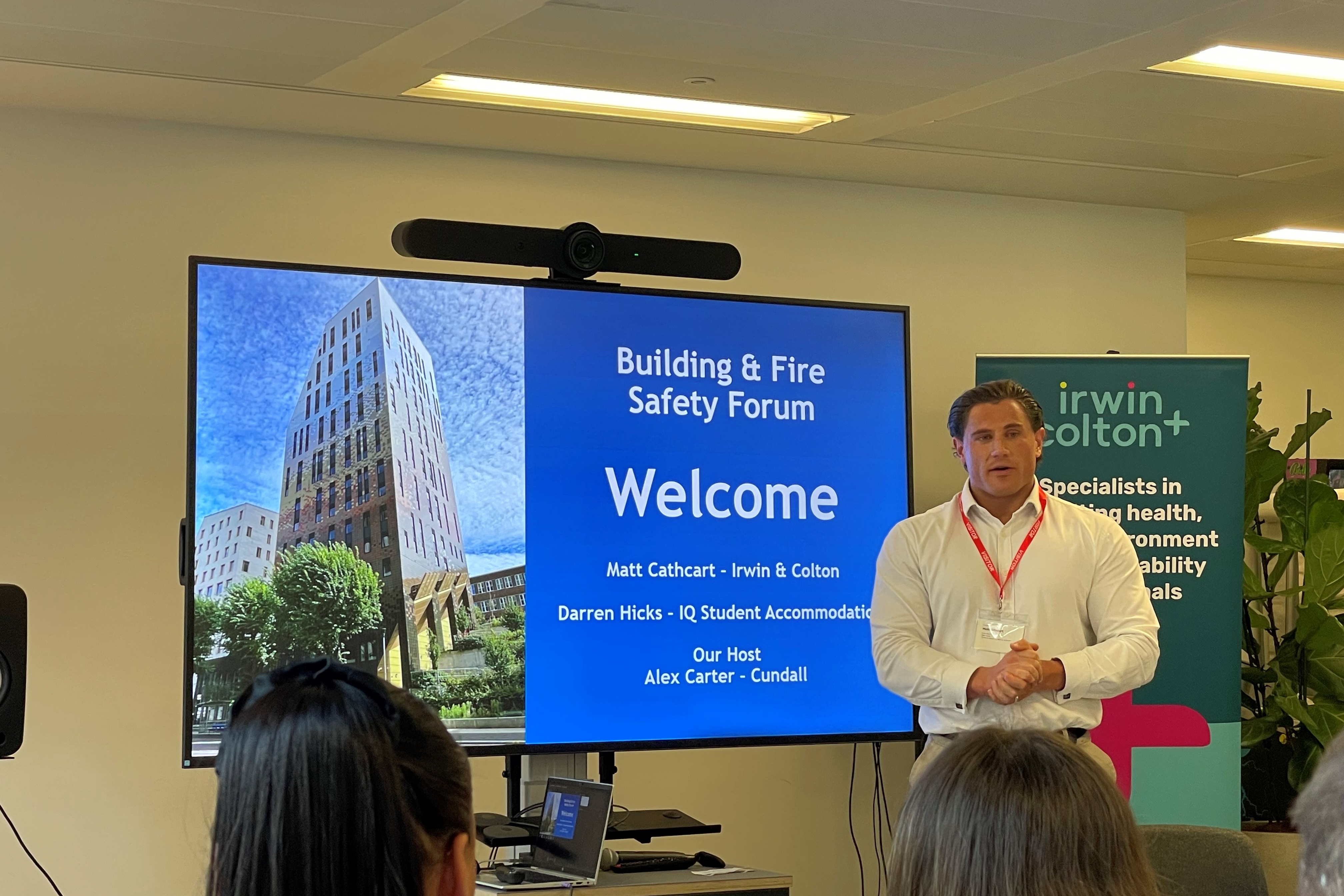 James Lane presents at Building & Fire Safety Forum - Wintech Group