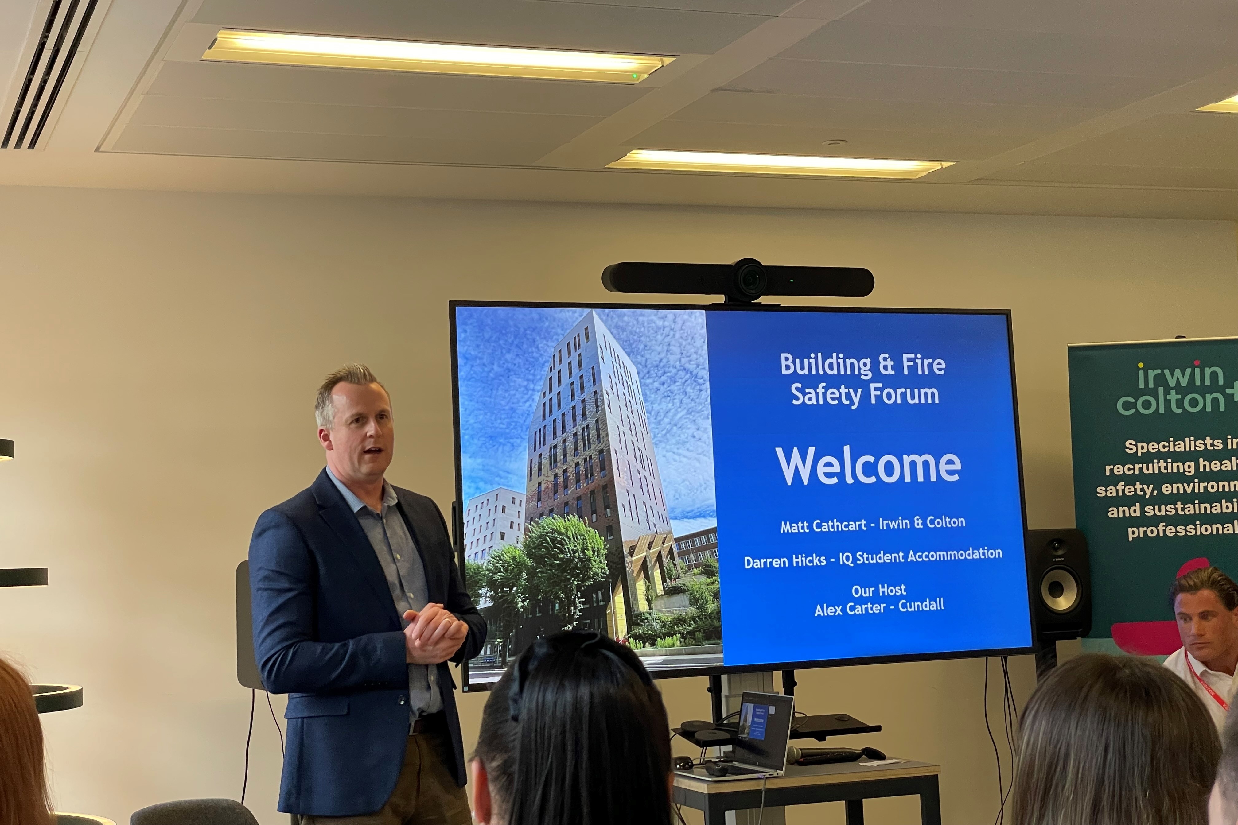 James Lane presents at Building & Fire Safety Forum - Wintech Group