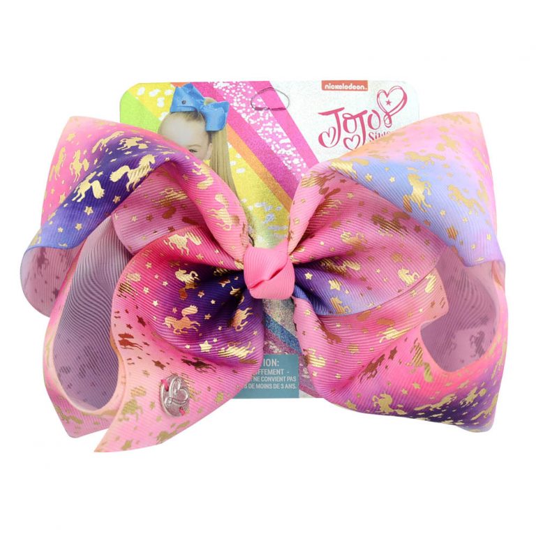 8 Inches Printed Grosgrain Ribbon Jojo Siwa Bows