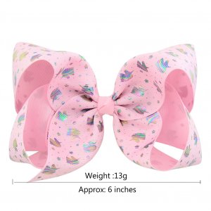 Wholesale 8 Inch Rainbow Grosgrain Ribbon Jojo Siwa Bows