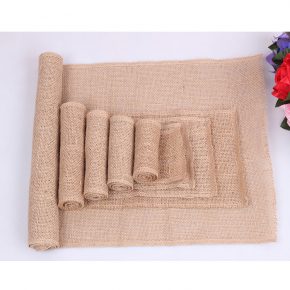7 cm burlap ribbon rose flowers in stock wholesale