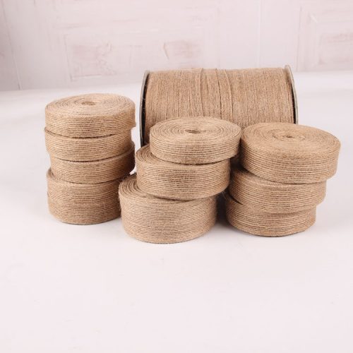Wholesale natural jute ribbon roll for decoration