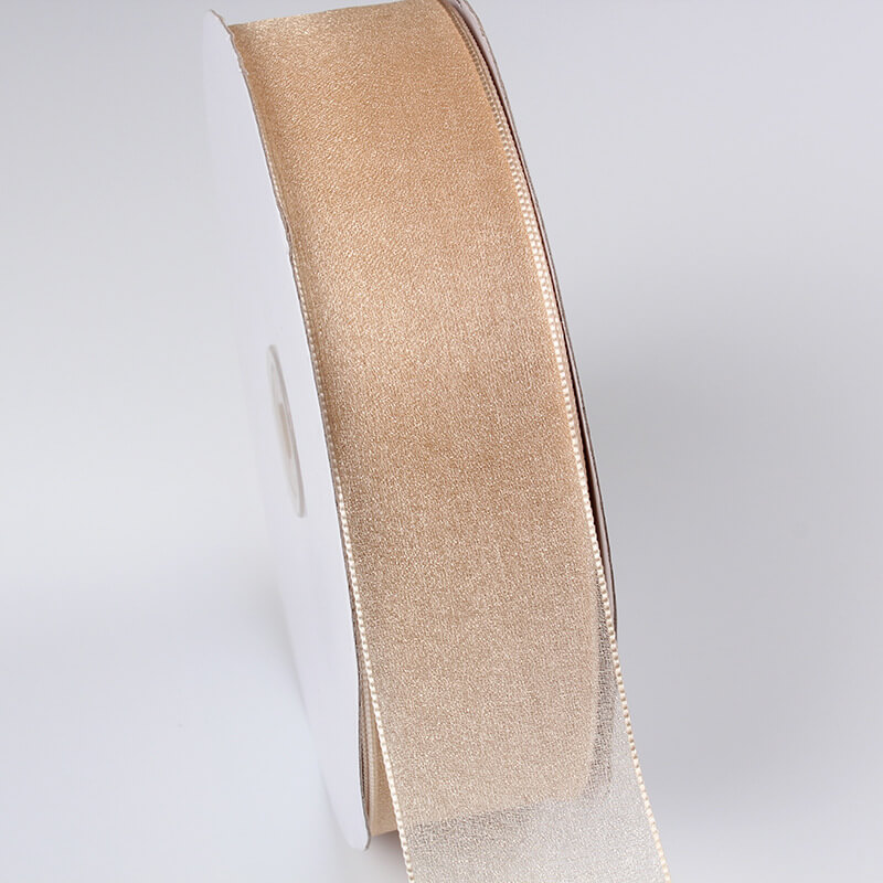 28 colors available 100% nylon mesh sheer ribbon