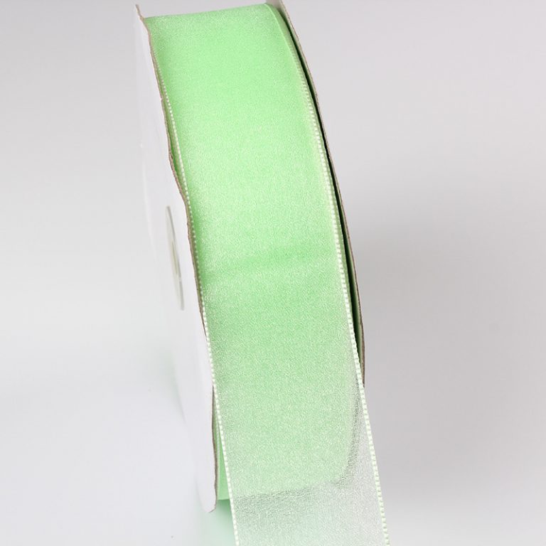 28 colors available 100% nylon mesh sheer ribbon