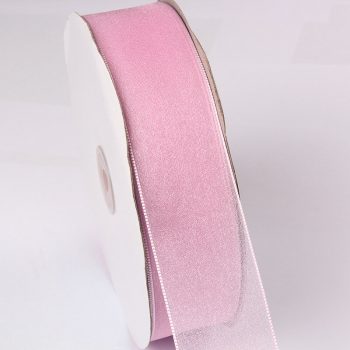 28 colors available 100% nylon mesh sheer ribbon