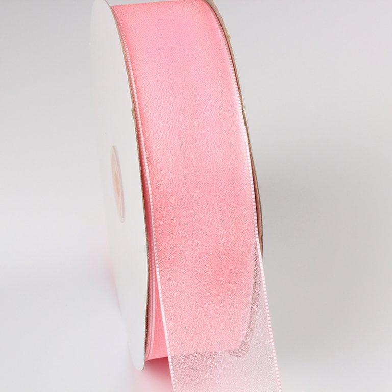 28 colors available 100% nylon mesh sheer ribbon