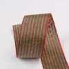 Wholesale polyester stripe ribbon for flower bouquet packing