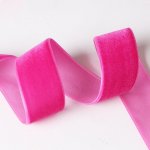 32 colors 16 mm wide velvet ribbon, 5/8" single faced velvet ribbon