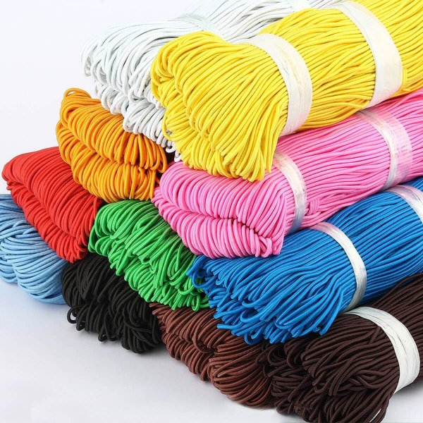Ready stock 1.5mm wide colorful elastic cord