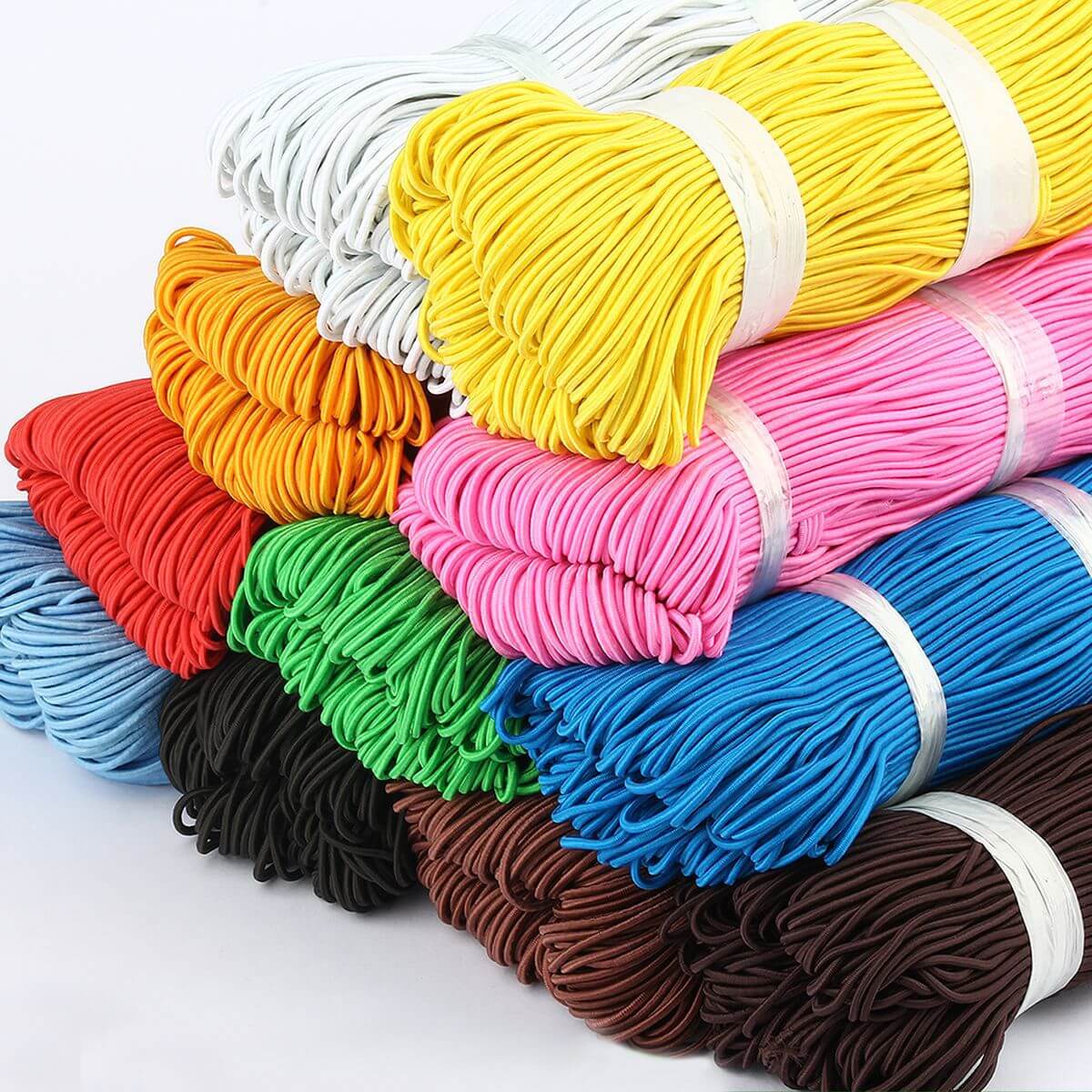 Ready Stock 1 5mm Wide Colorful Elastic Cord Ready Stock 1 5mm Wide Colorful Elastic Cord