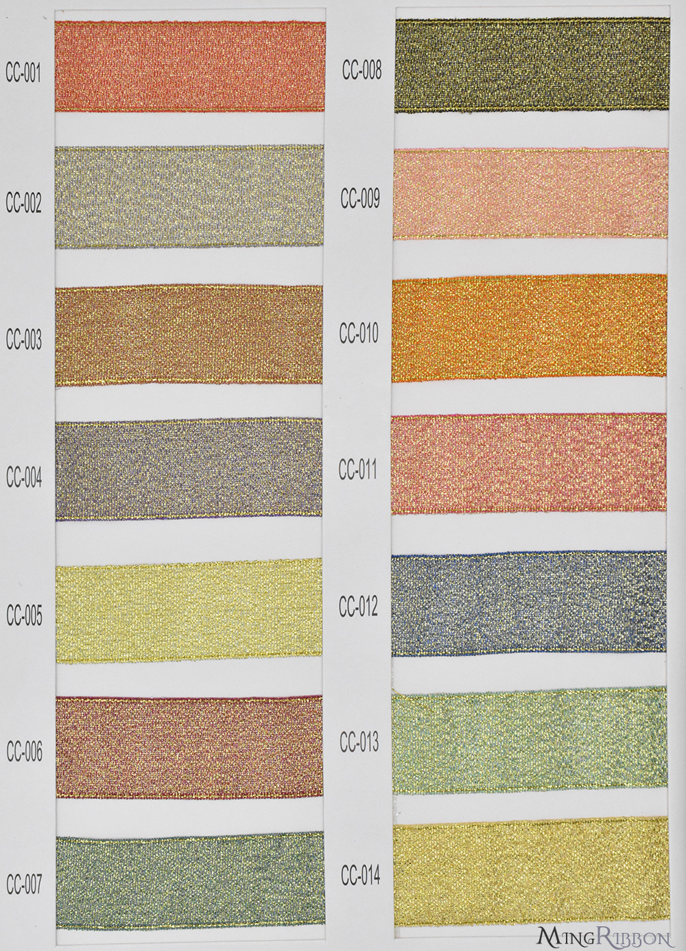 Christmas decoration gold metallic ribbon wholesale