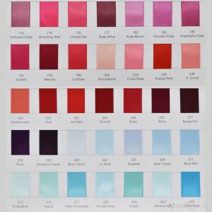 7 cm wide pre made self-adhesive satin ribbon bows 196 colors available