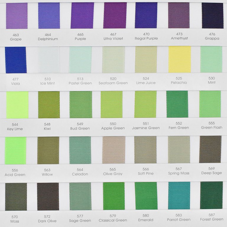 Pre-made satin bows, handmade grosgrain bows 196 colors available