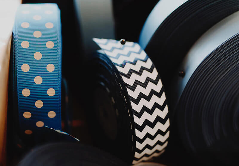 Custom Ribbon | Custom Pre-tied Ribbon Bows | Custom Length Pre-cut Ribbon