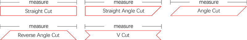 Custom length pre cut satin | grosgrain ribbon - Hot cut ribbon