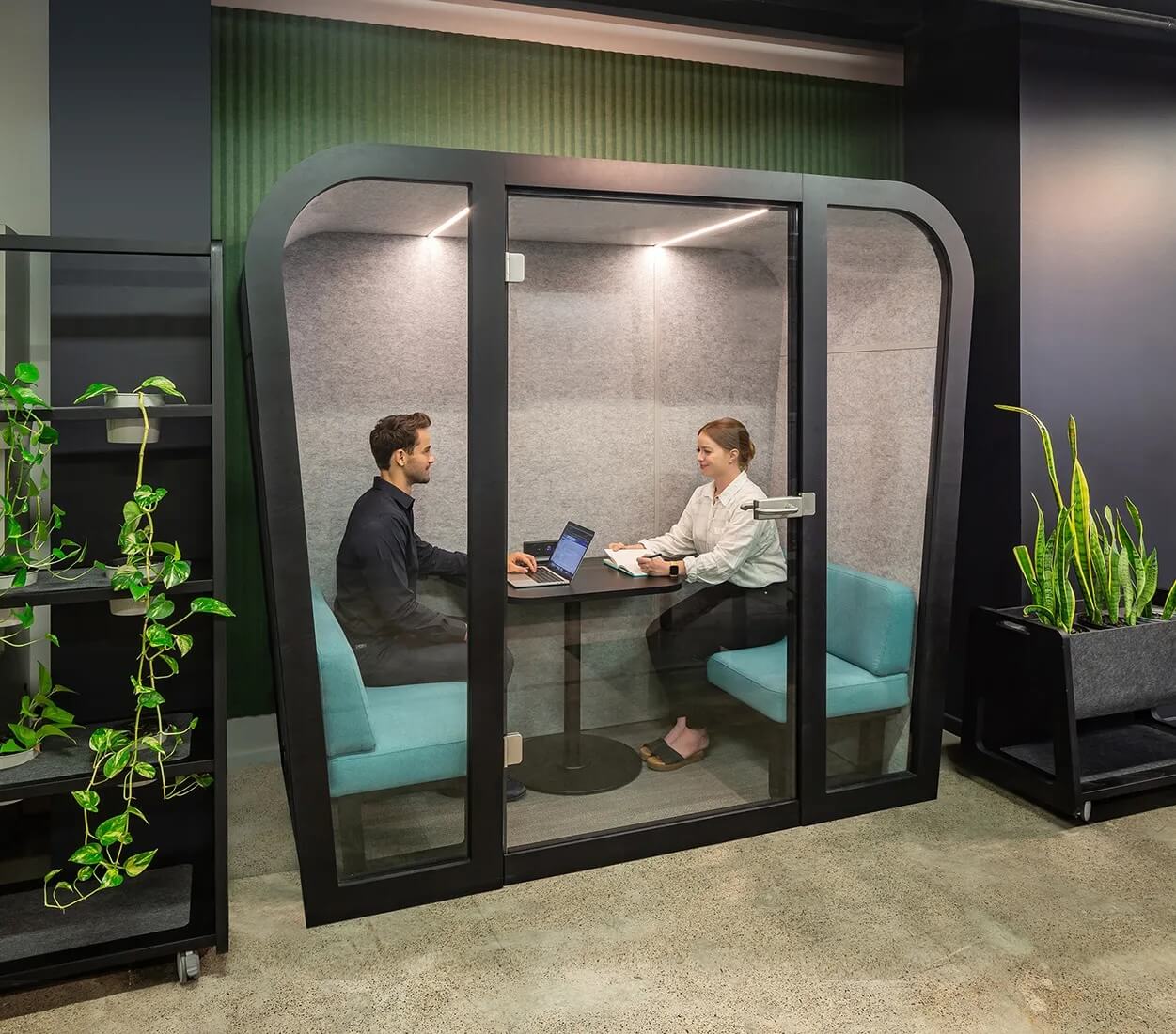 Square Bear Meeting Pods | Vidak