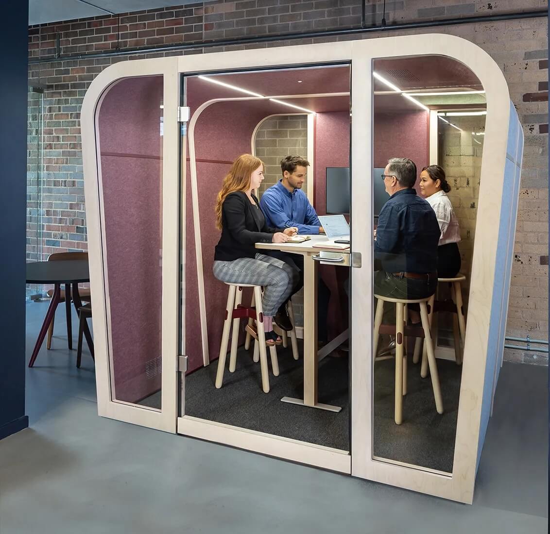 Square Bear Meeting Pods | Vidak