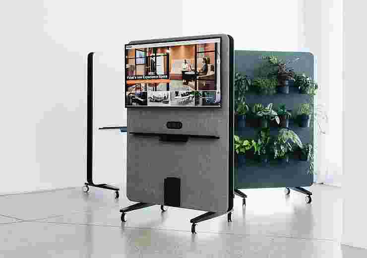 Eddy Activity Wall | Mobile whiteboard & media wall | Vidak