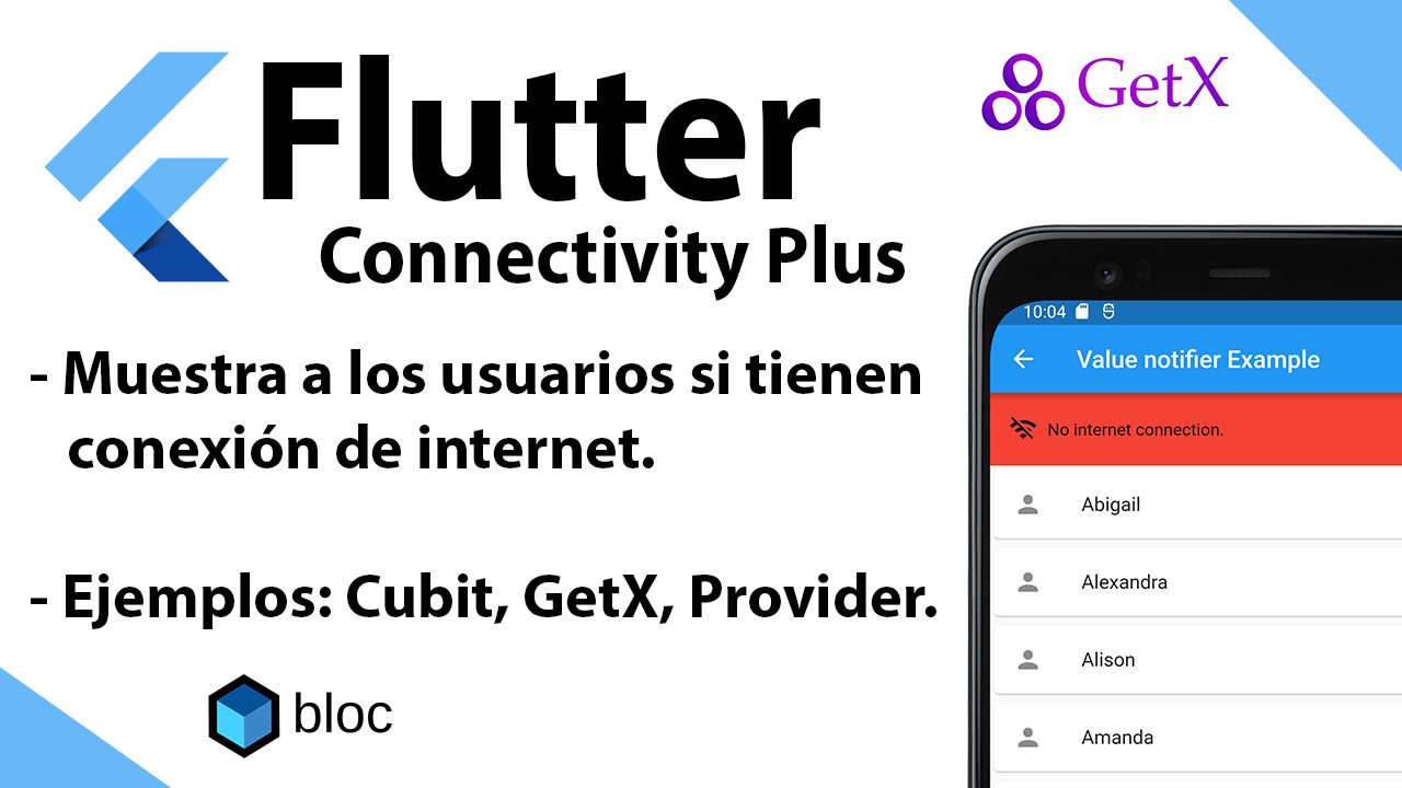 Connectivity Plus. Muestra a tus usuarios si tienen conexión a internet ...