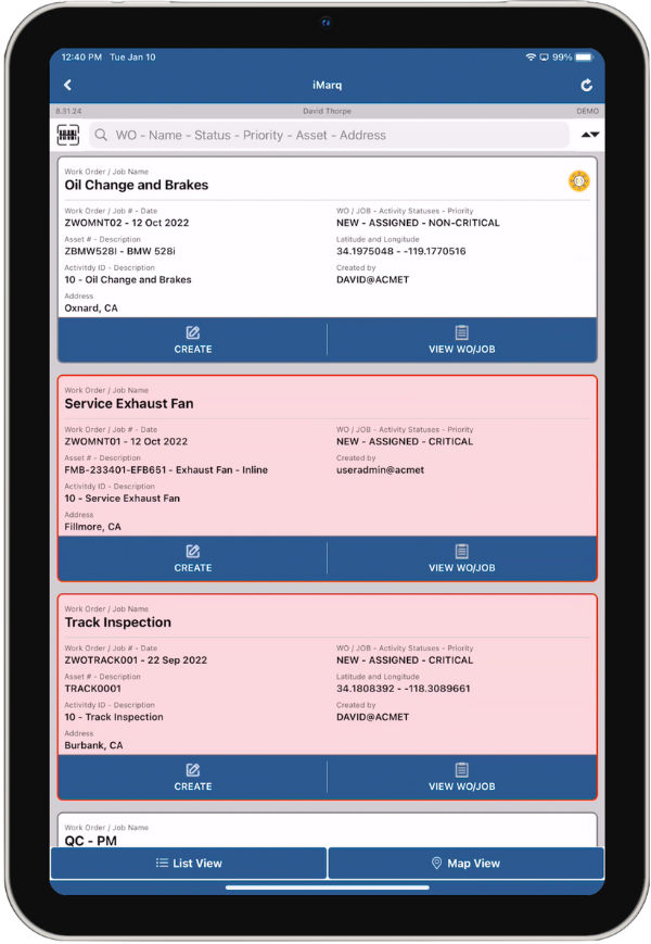Work Orders - Keep it Moving Forward with iMarq