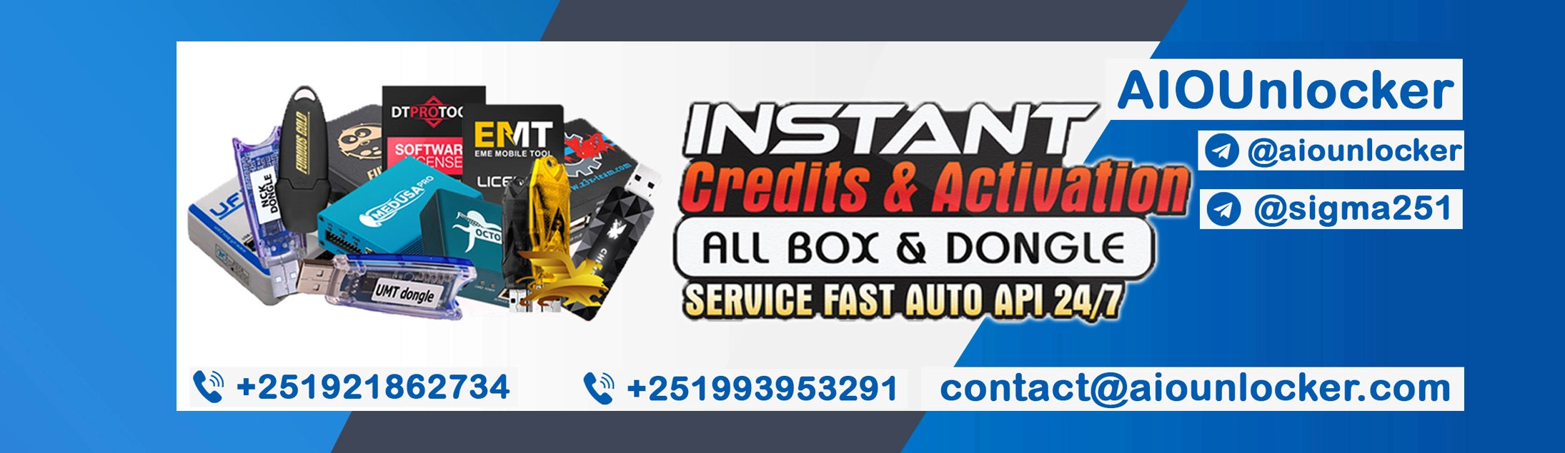 AIOUnlocker - The Ultimate Unlocking and Credit Service.