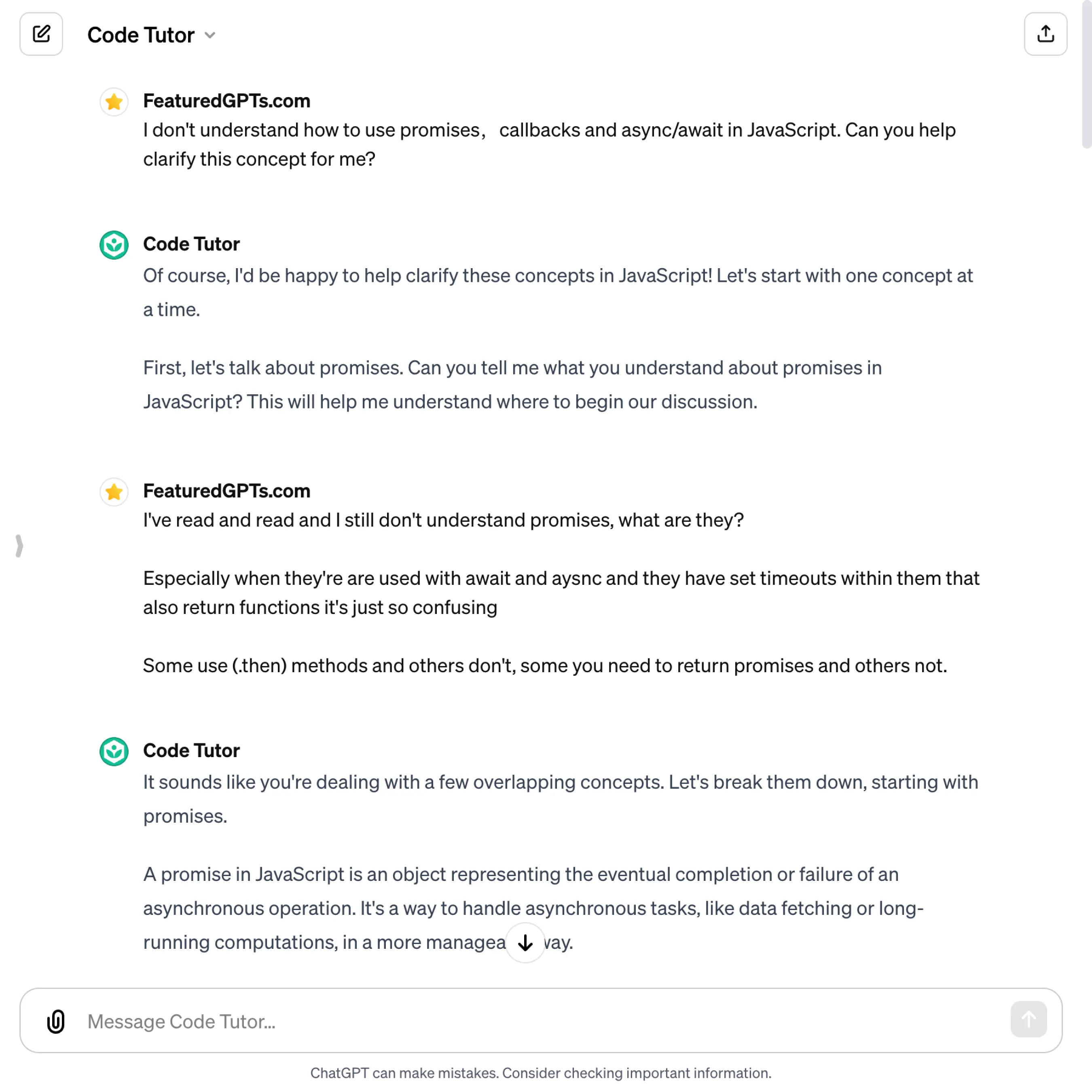 Code Tutor | GPTs Review: Performance, Core Features, FAQs and Prompt ... Code Tutor | GPTs Review: Performance, Core Features, FAQs and Prompt ...