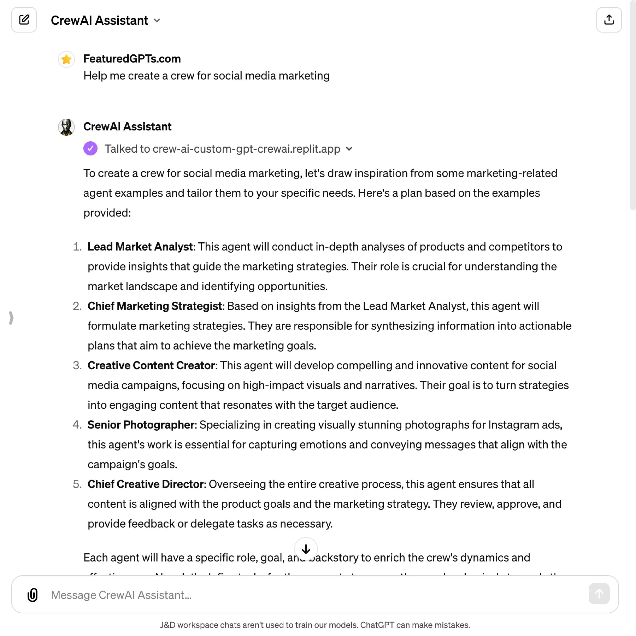 CrewAI Assistant | GPTs Review: Performance, Core Features, FAQs and ... CrewAI Assistant | GPTs Review: Performance, Core Features, FAQs and ...