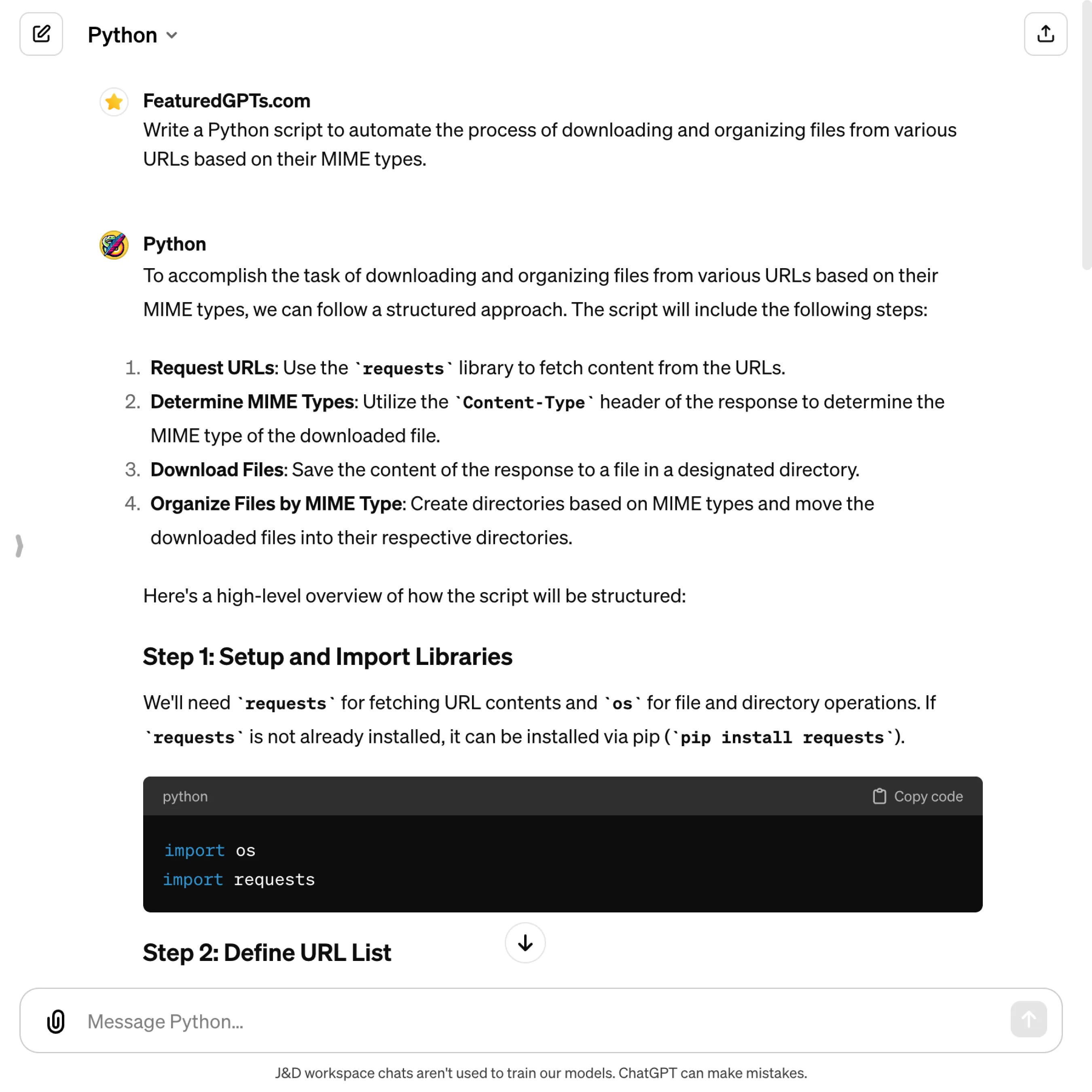 Python GPT | GPTs Review: Performance, Core Features, FAQs and Prompt ... Python GPT | GPTs Review: Performance, Core Features, FAQs and Prompt ...