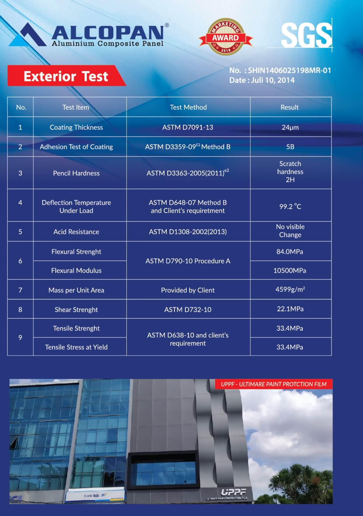 Motif Kayu ACP ALCOPAN