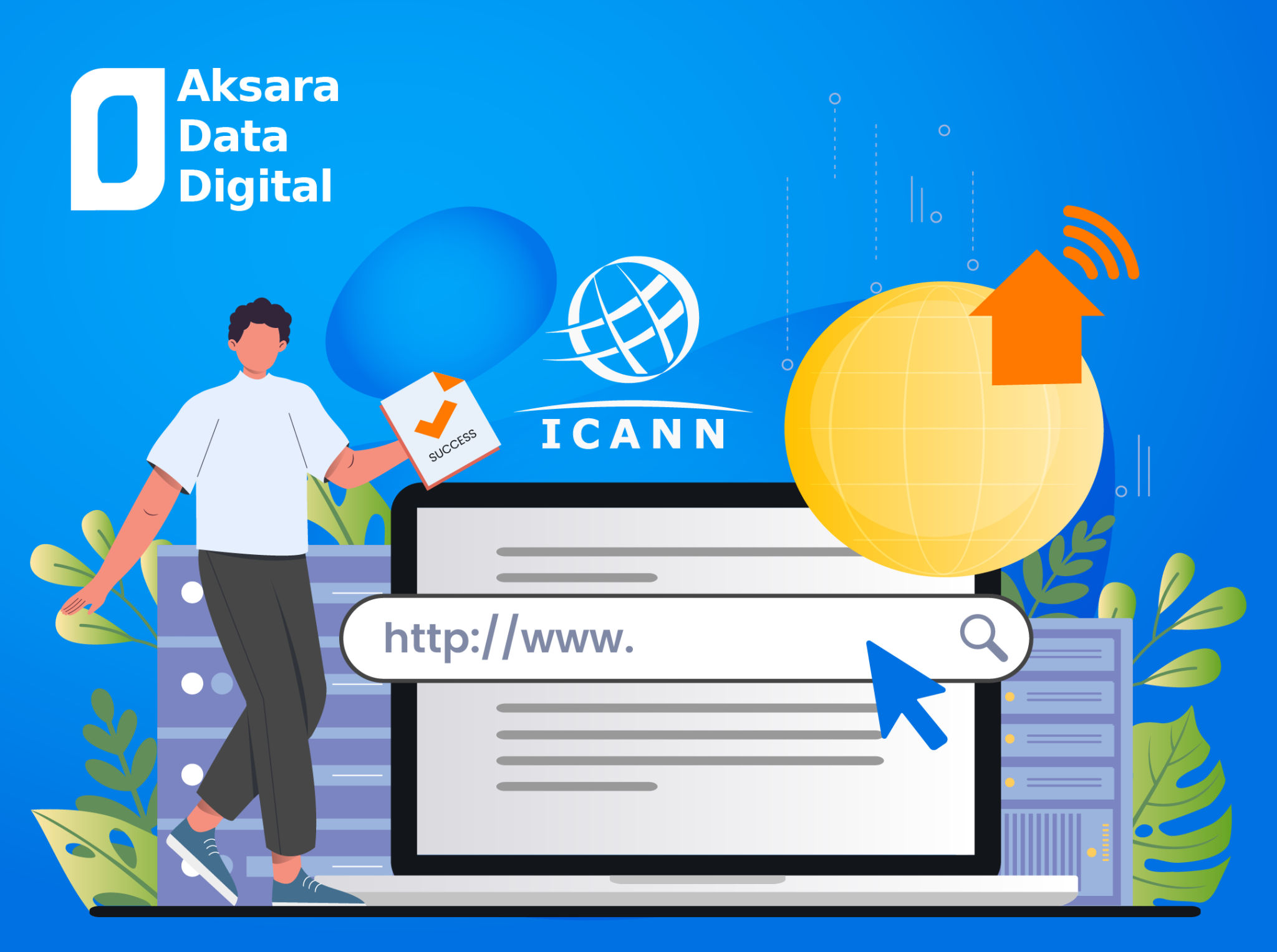 Aksara Data Berhasil Jadi Registrar Domain Terakreditasi ICANN