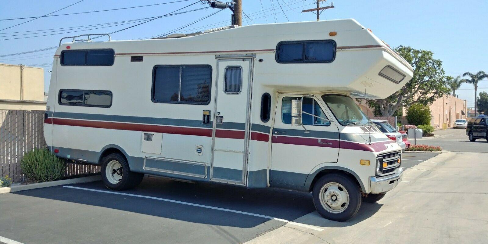 Rare 1978 Dodge Sportsman Class C Camper Campers For Sale