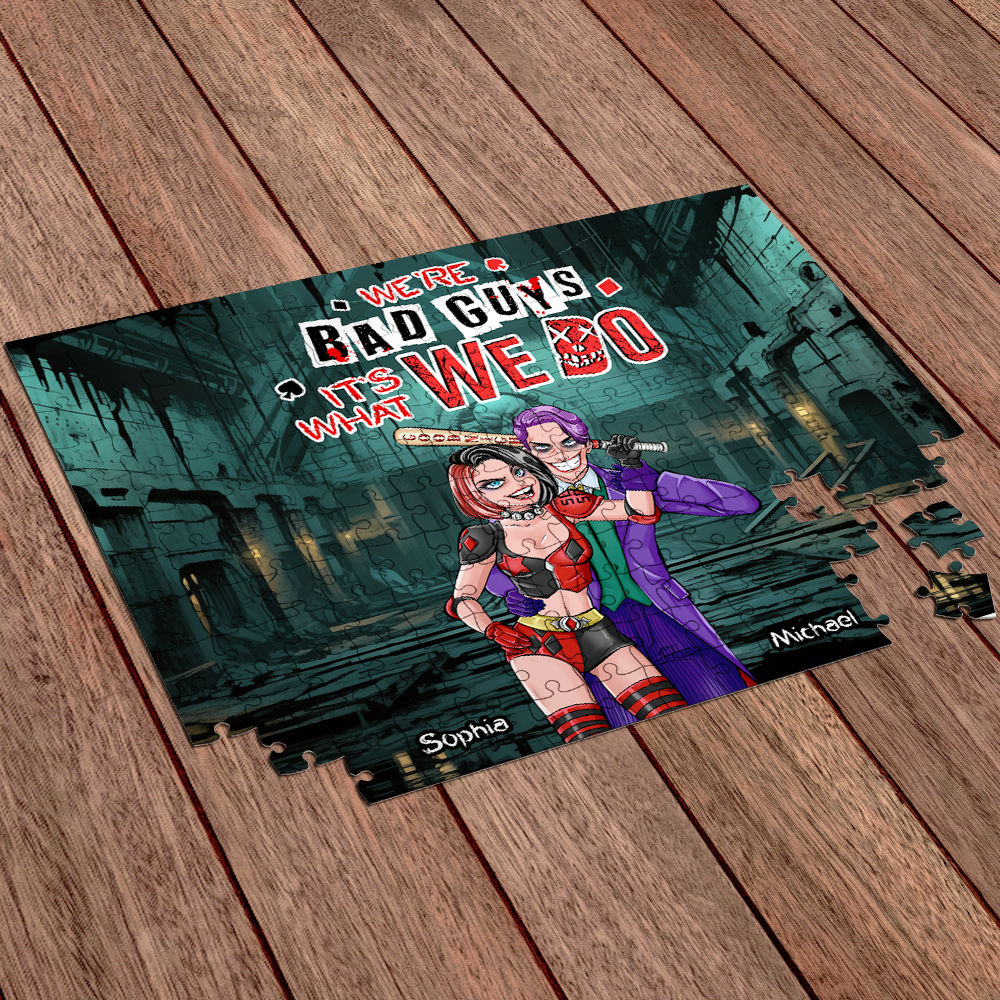 Personalized Jigsaw Puzzles - We're bad guys, it's what we do (41285 ...
