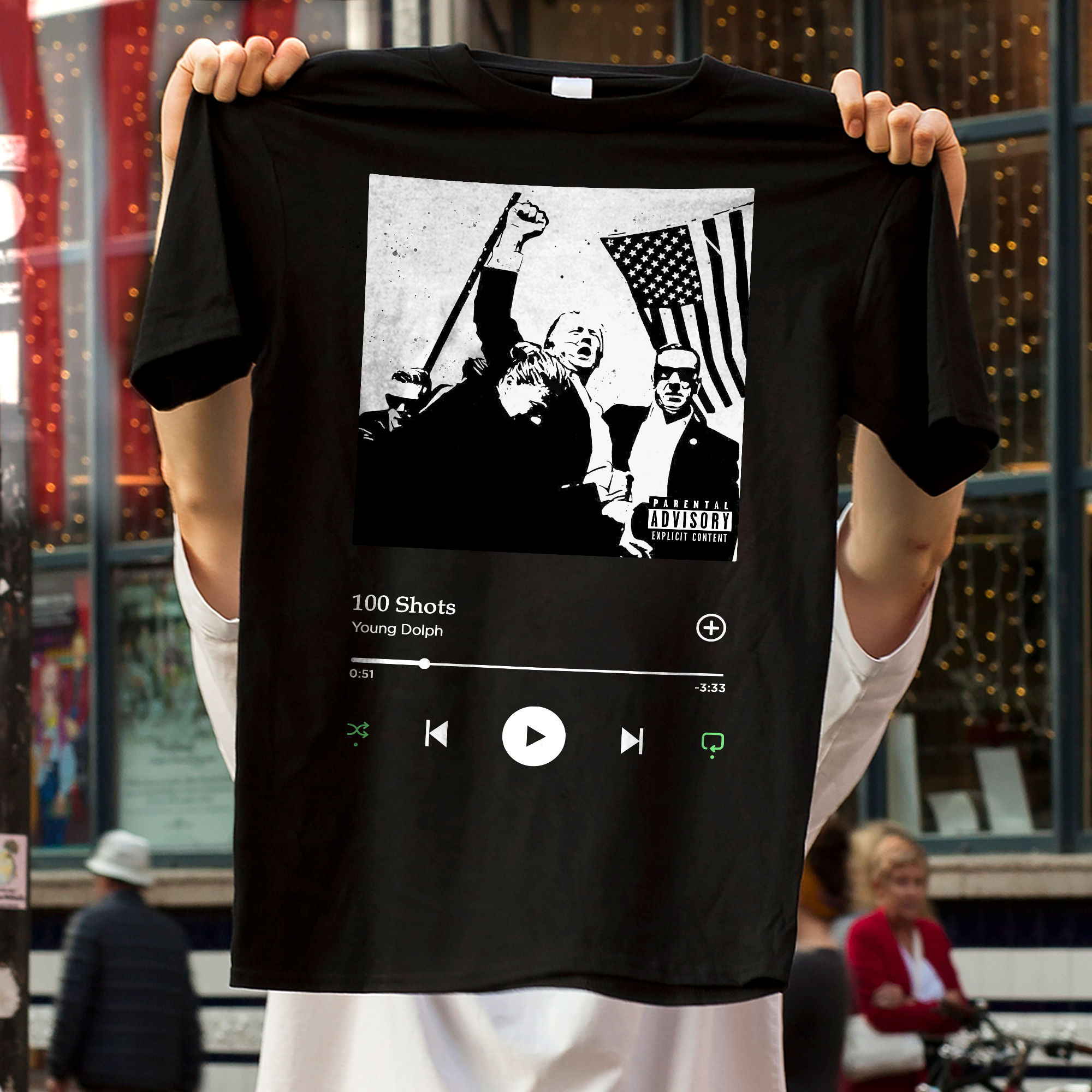 T Shirt - Alexa play 100 shots by Dolph (v2) - Shirt