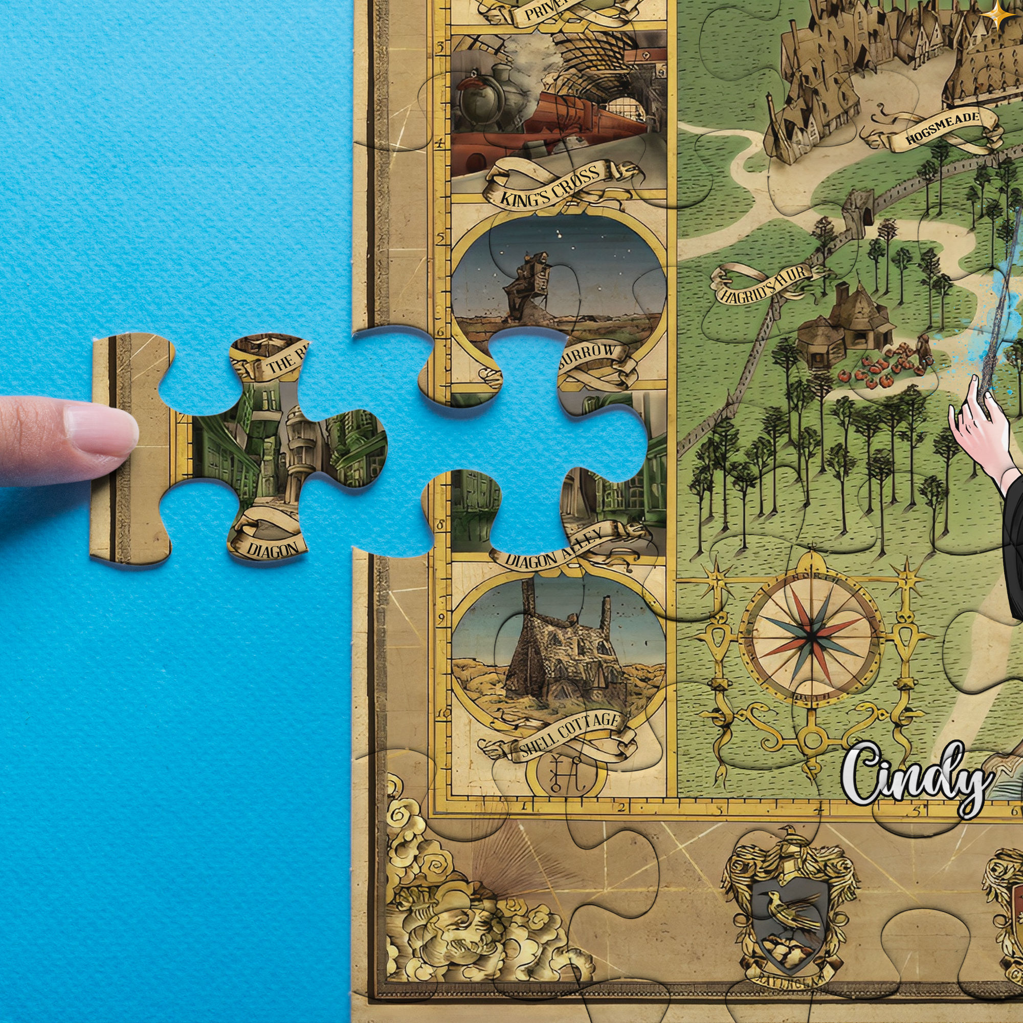 Personalized Jigsaw Puzzles - Together Since - Couple Magic Maps ...
