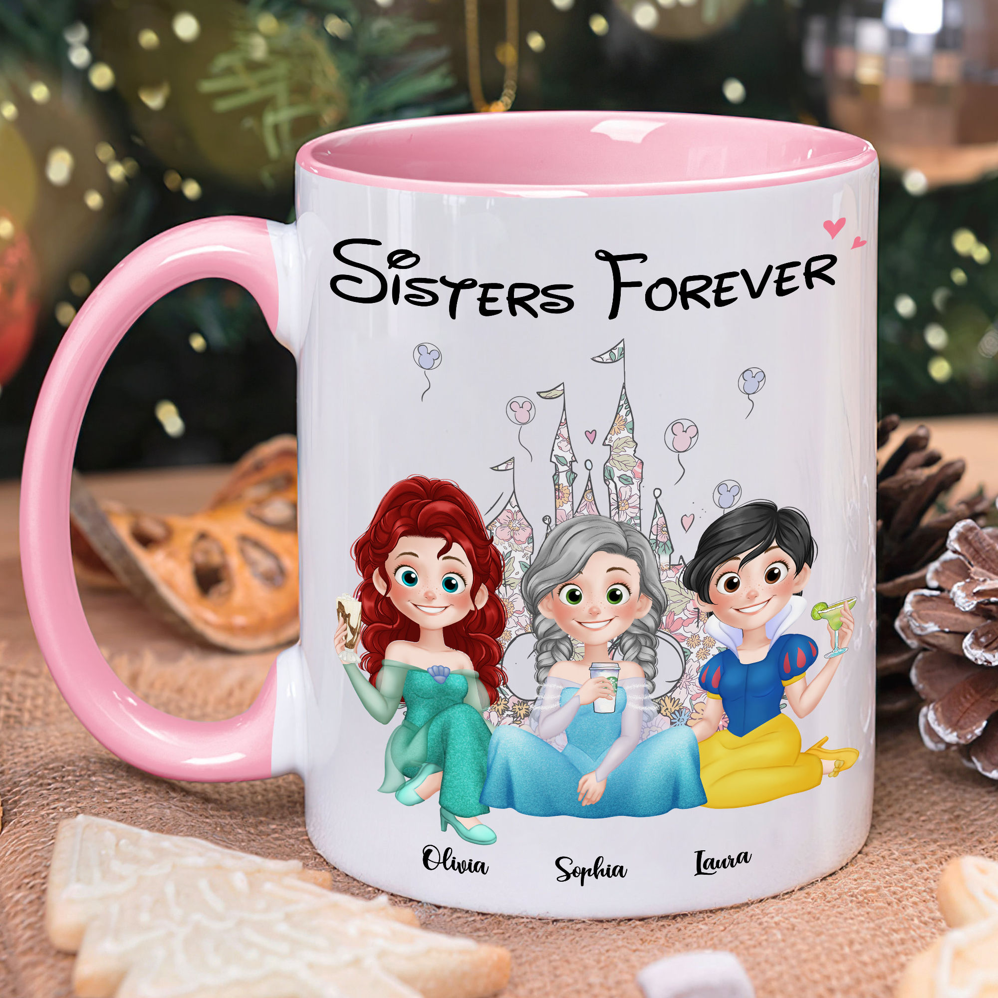 Personalized Princess Disney - Sisters Forever - Disney Princess ...