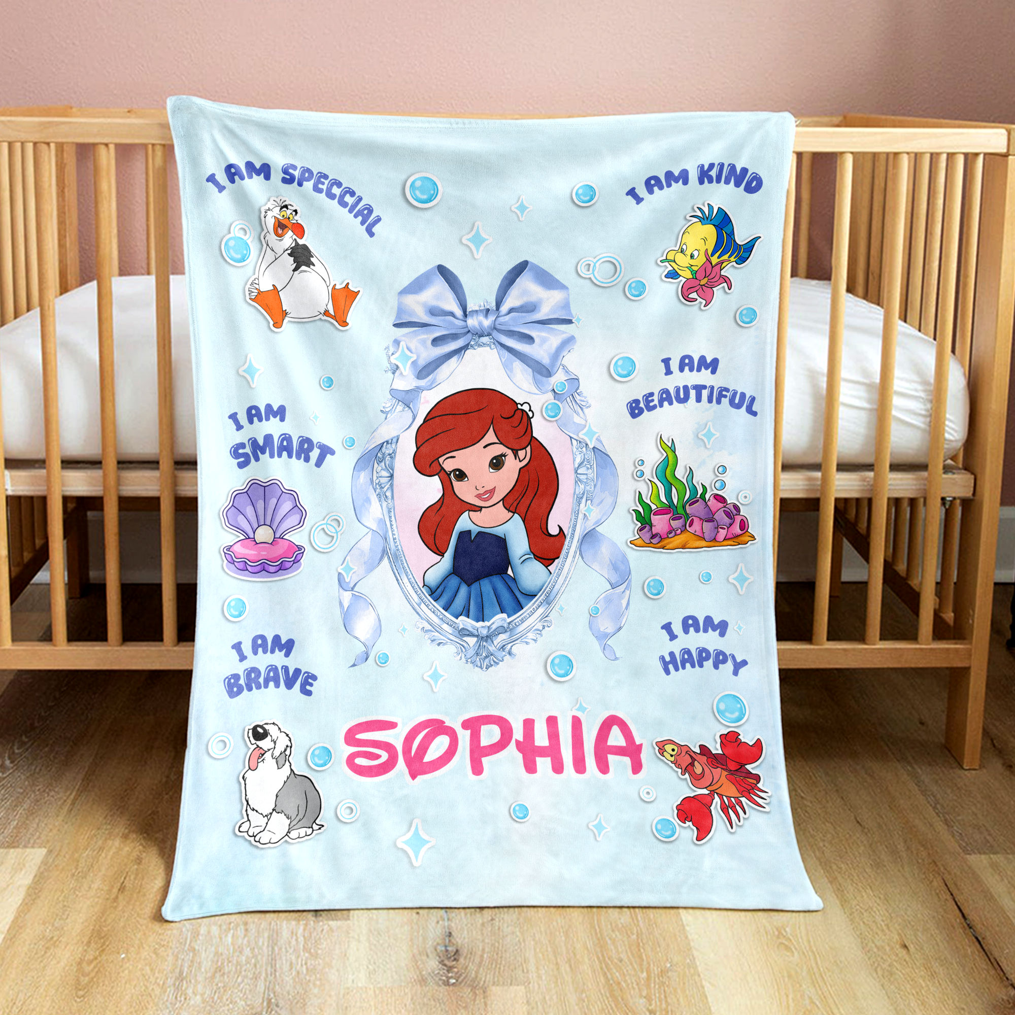 Personalized Blanket - My Dream Princess Blanket - Disney Princess ...