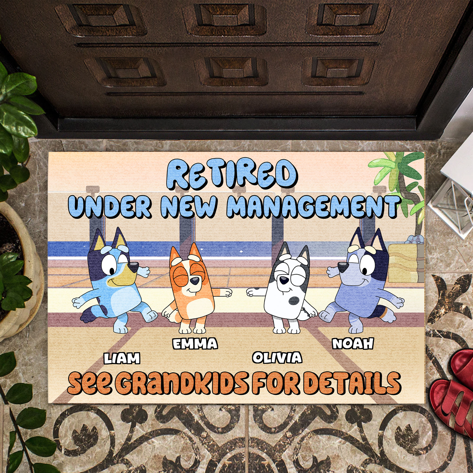 Funny Doormat for Grandma - RETIRED - UNDER NEW MANAGEMENT See ...