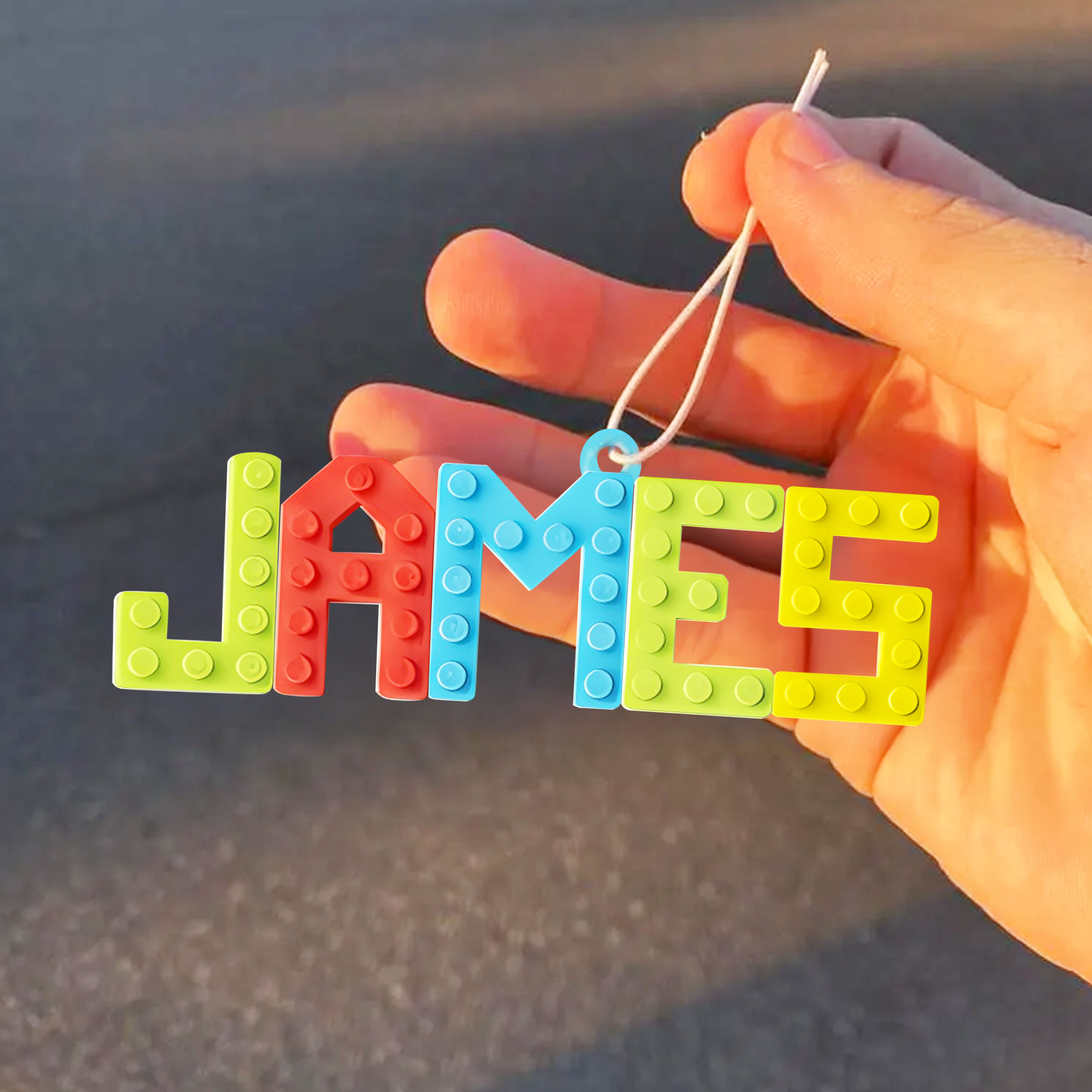 Personalized Set - Custom Name Ornament Lego Brick Letters - Stocking ...