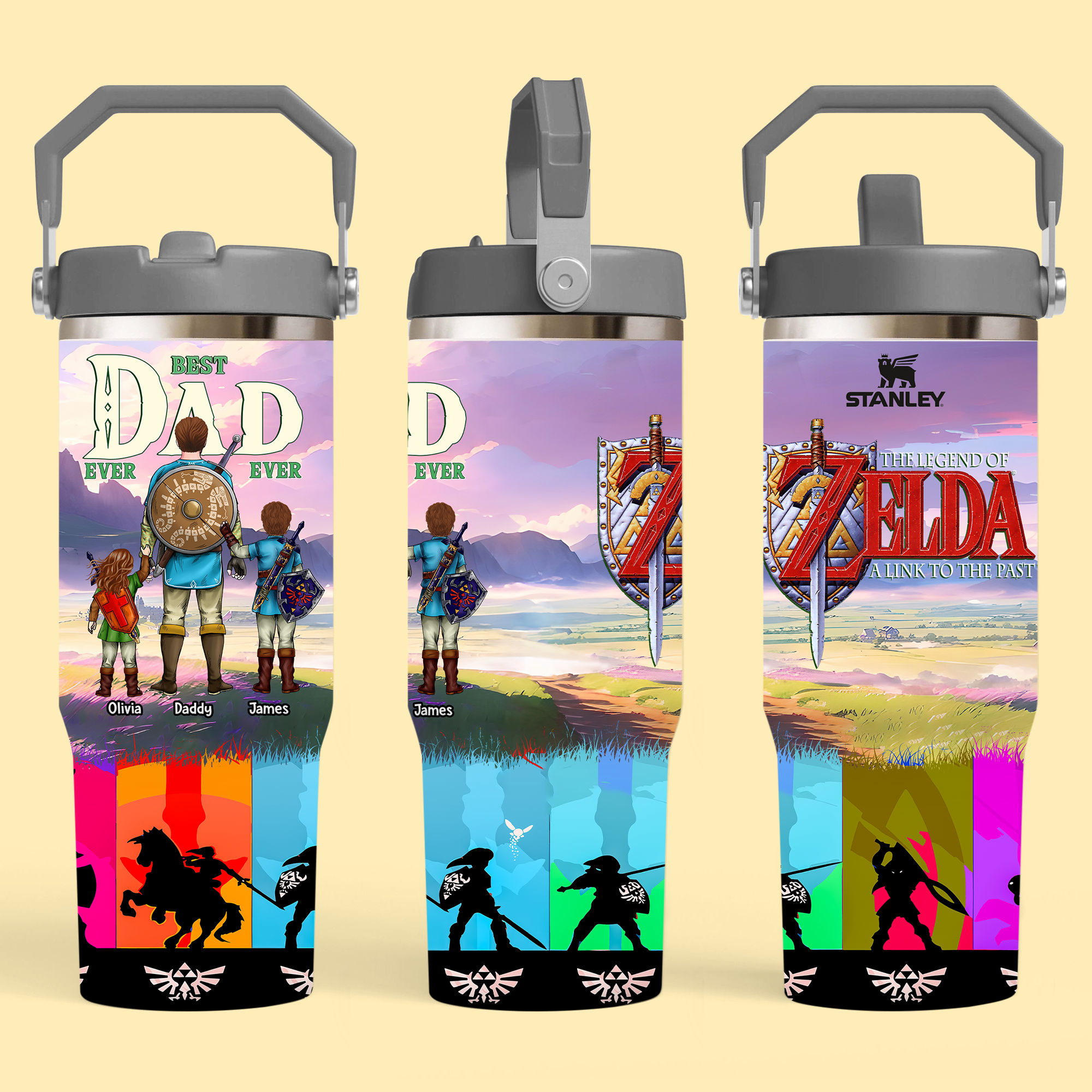 Stanley Tumbler Cup - Best Dad Ever - The legend of Zelda - link to the ...