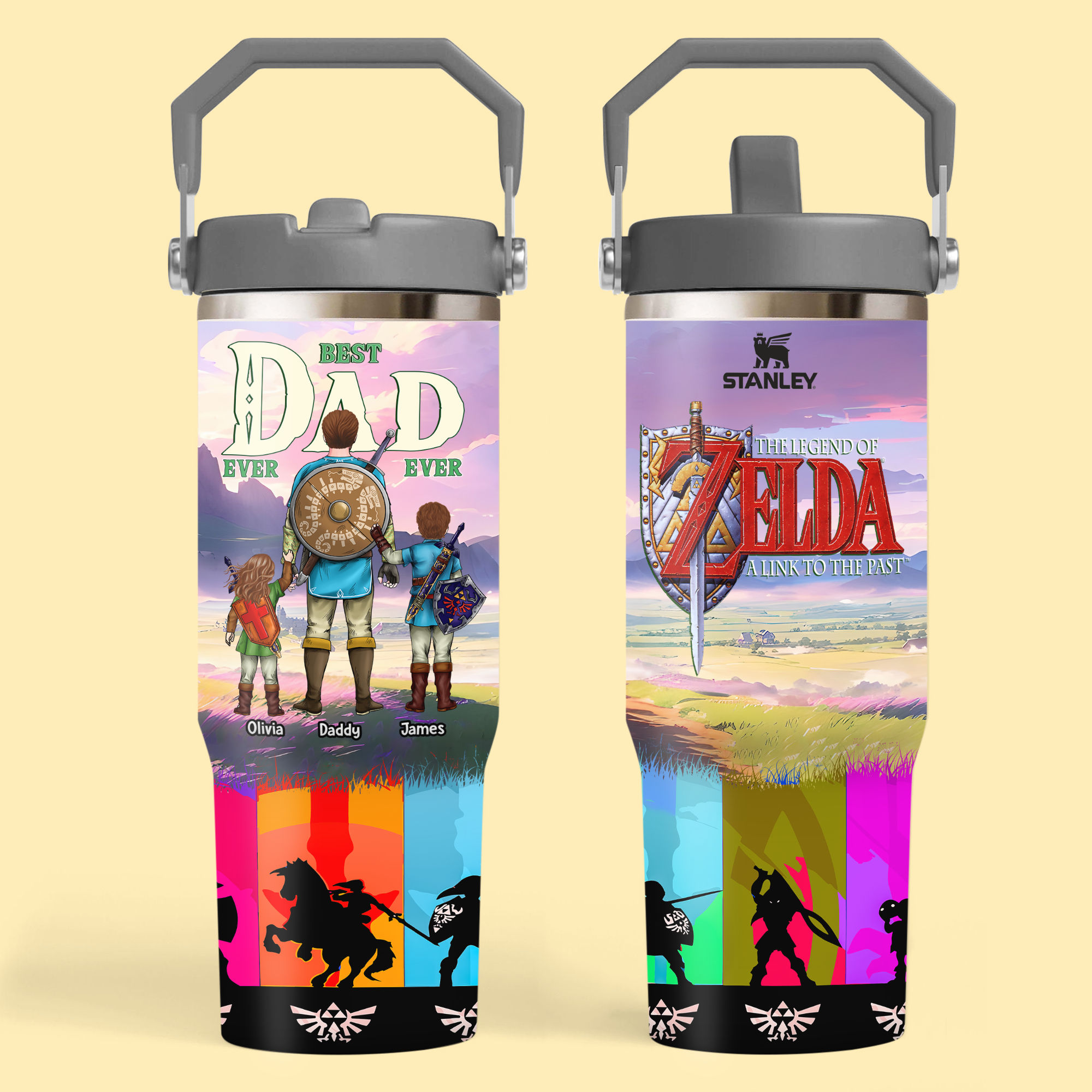 Stanley Tumbler Cup - Best Dad Ever - The legend of Zelda - link to the ...