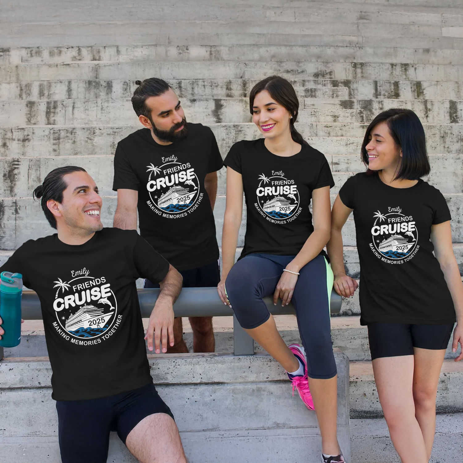Personalized Set - Matching Outfit - Friends cruise 2025 [Custom name ...