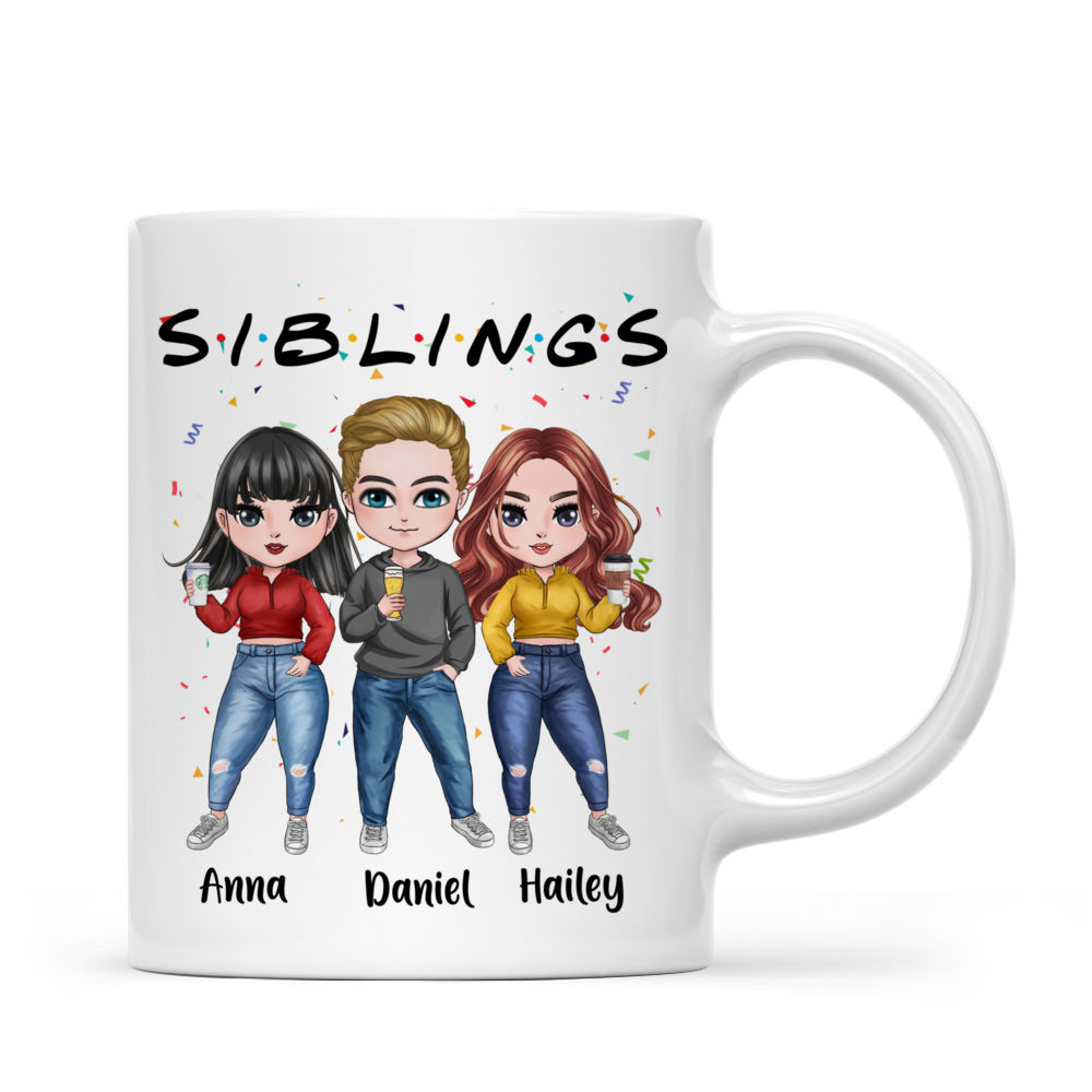 Personalized Sister Mug - S.I.B.L.I.N.G.S (9984)