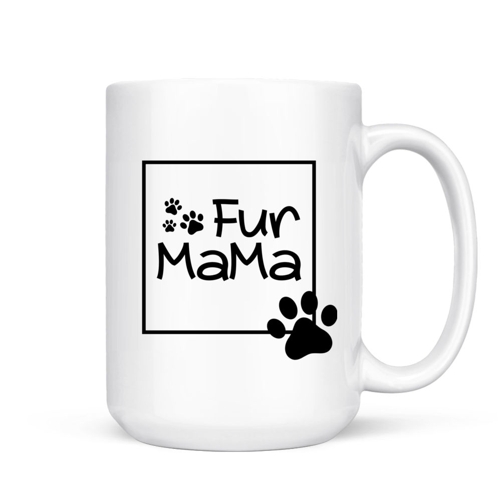 The Best Dog Mom - Fur Mama (575) - Personalized Mug