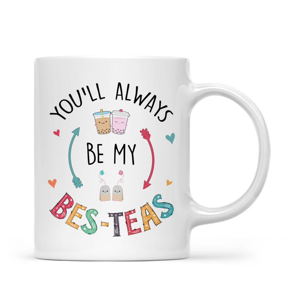 Words with Friends - You'll always be my bes-teas - Personalized Mug