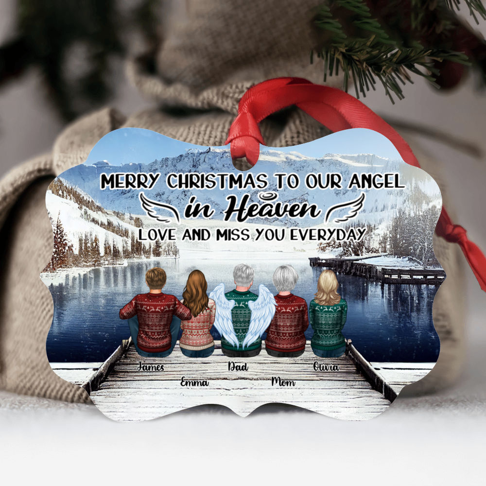 Memorial Christmas Ornament - Merry Christmas to Our Angel in Heaven ...