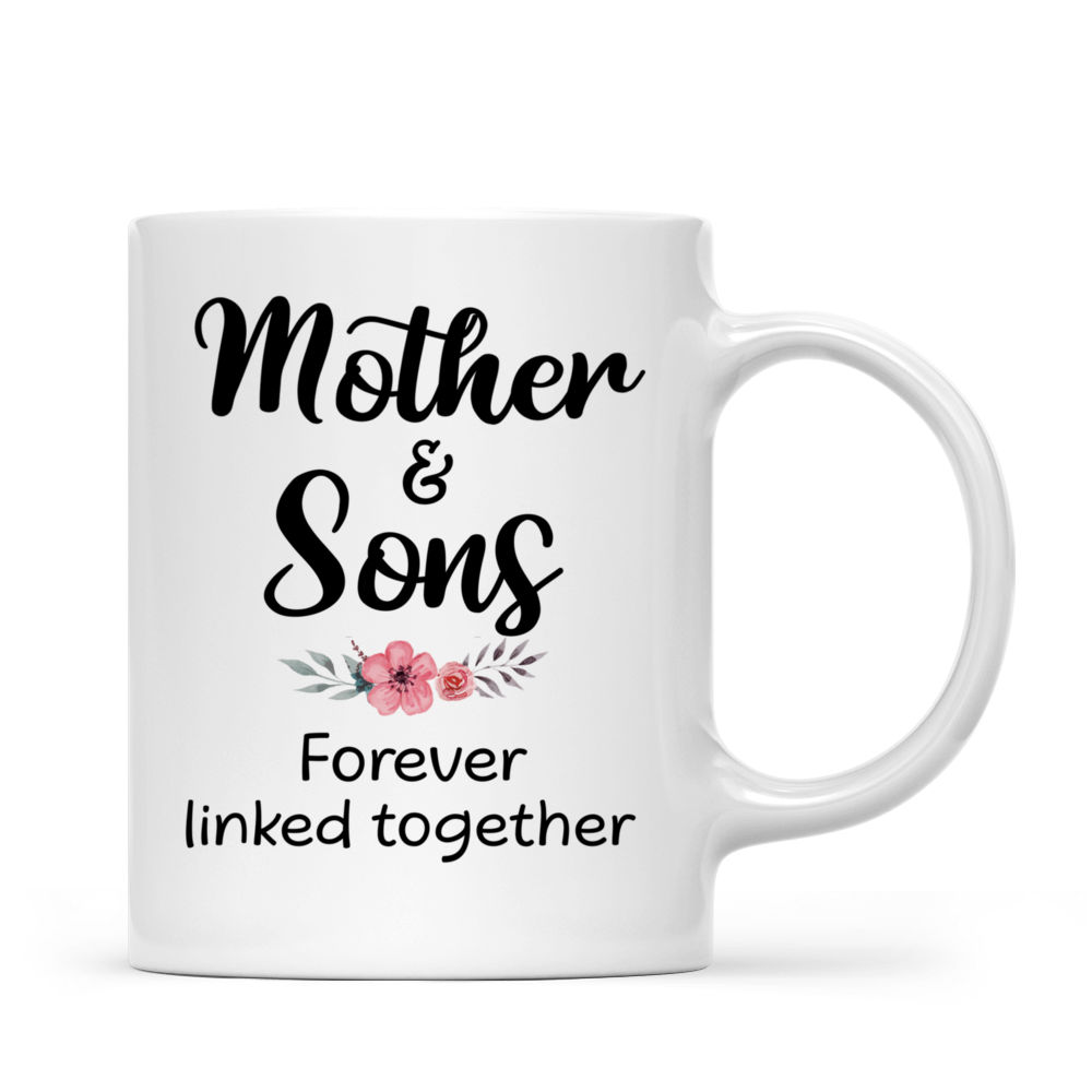 Mother & Son - Sunset Mug - Mother And Sons Forever Linked Together ...